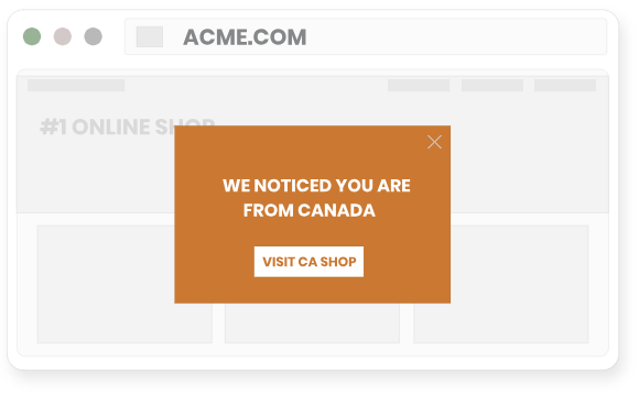 Geo Targeted Website Popups - Geo Targetly
